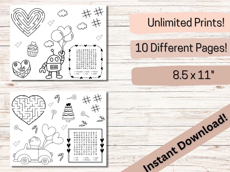 Printable Activity Pages, Valentines Crafts, Classroom Printables, Kids ...