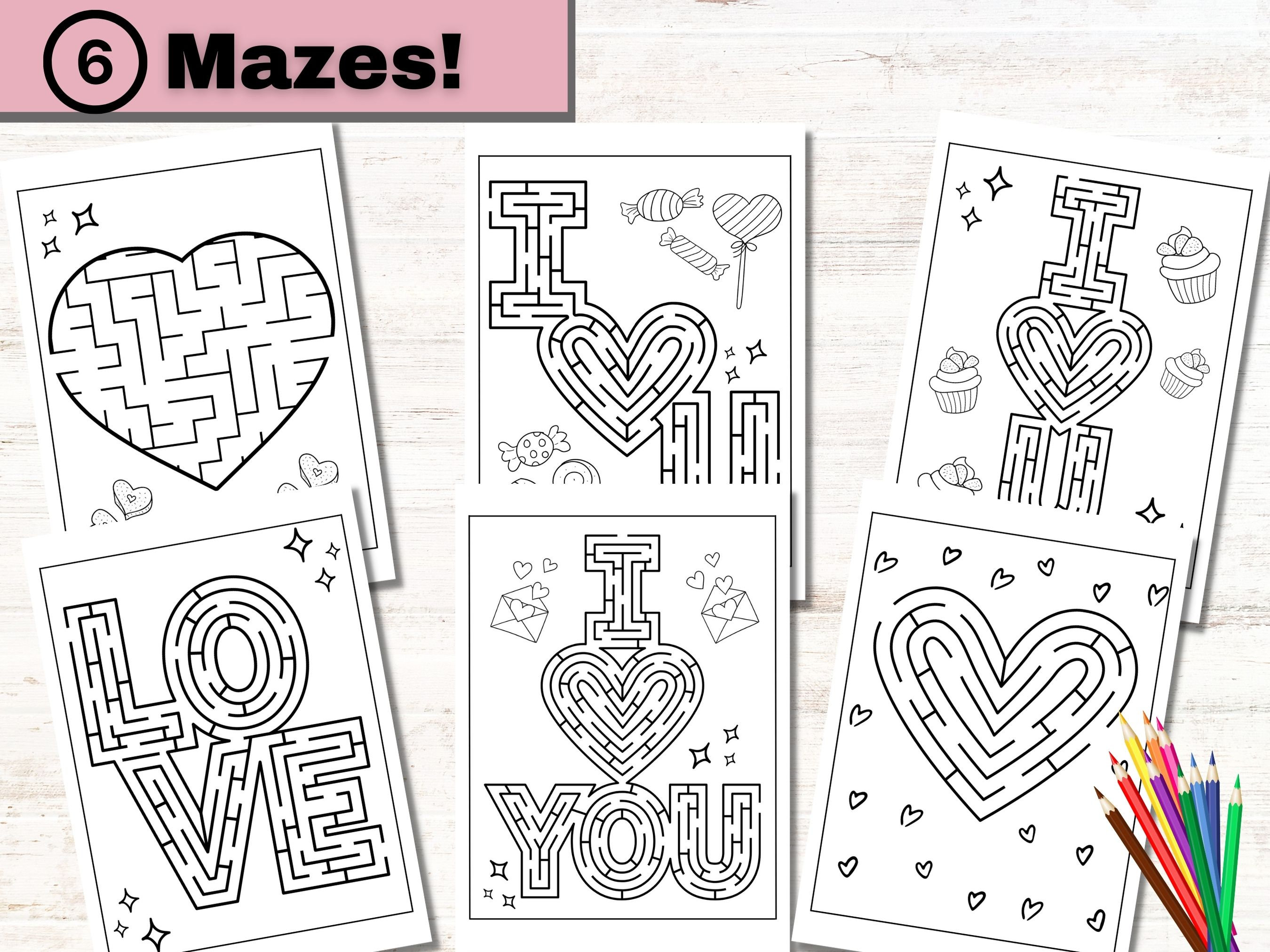 Printable Valentine's Day Kids Activities, Valentine Printable ...