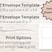DIY Envelope, Printable Envelope Template, A2 Envelope Template, A7 ...