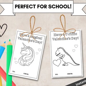 Kids Valentines Cards, Printable Valentines Cards, Coloring Page ...