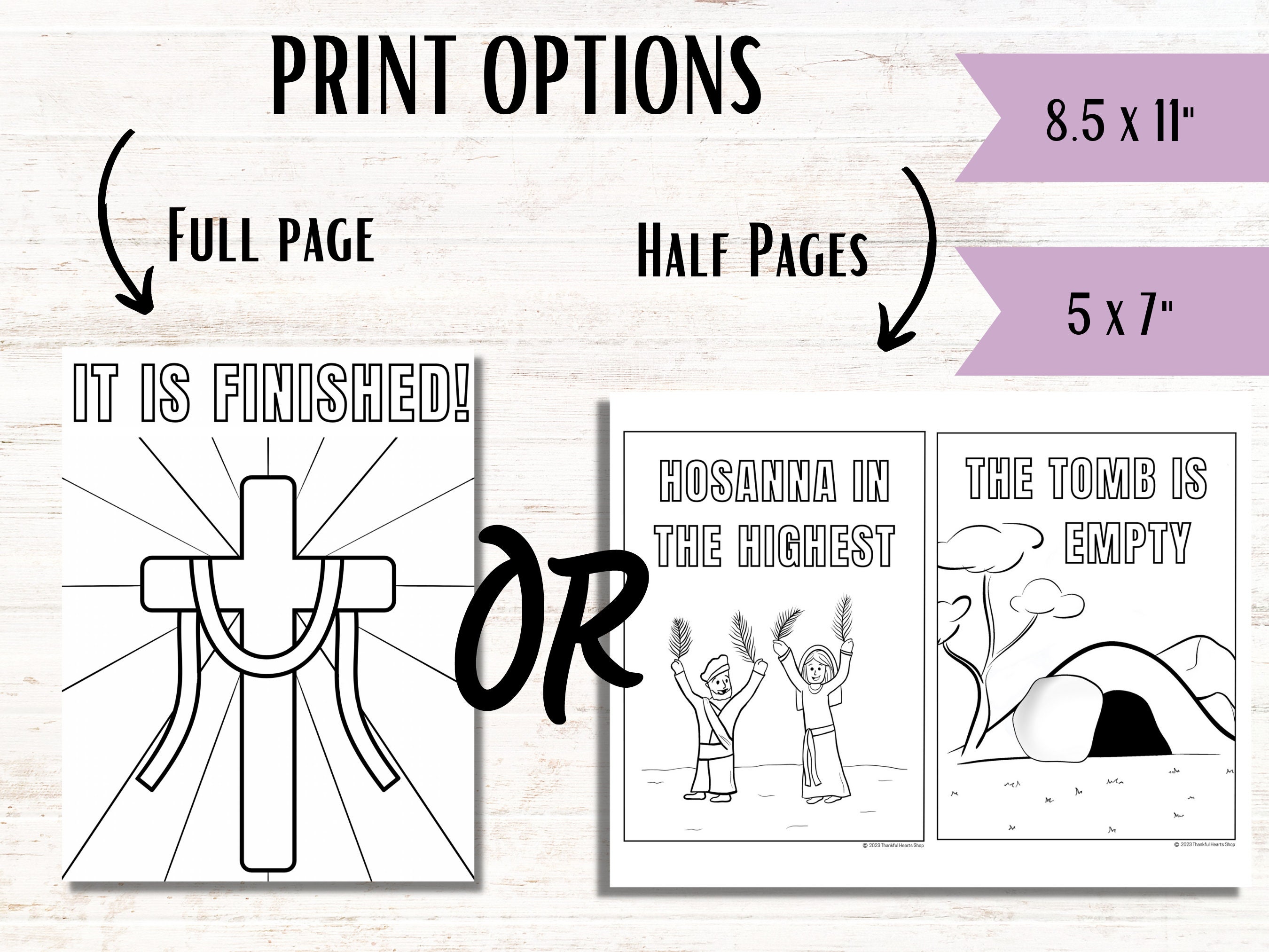 Easter Coloring Pages for Kids, Sunday School Activities, Bible Story ...