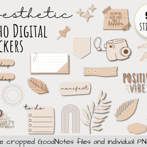 Boho Stickers - Etsy