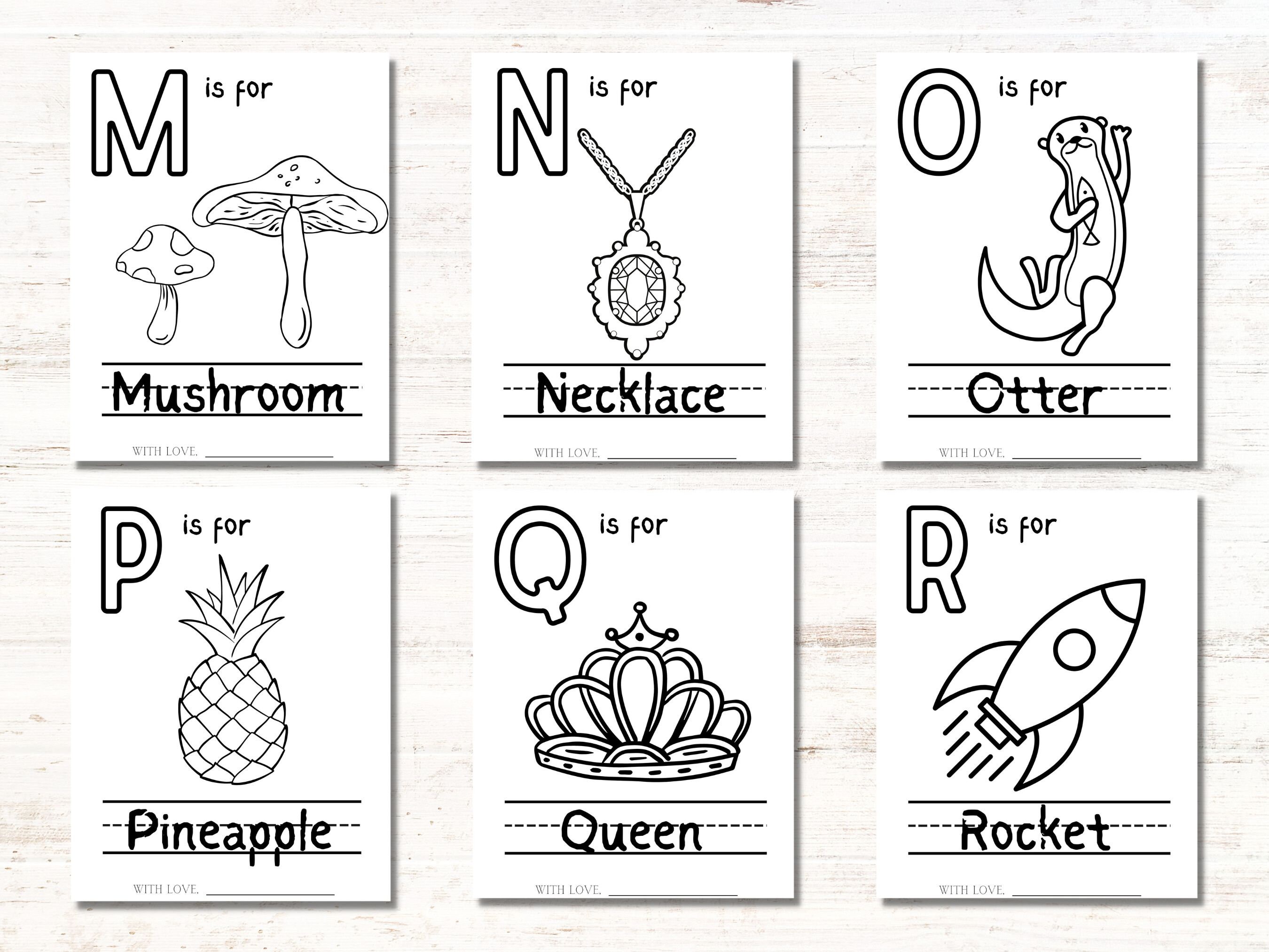 Baby Shower Coloring Pages, ABC Book Baby Shower Games, Baby's First ...