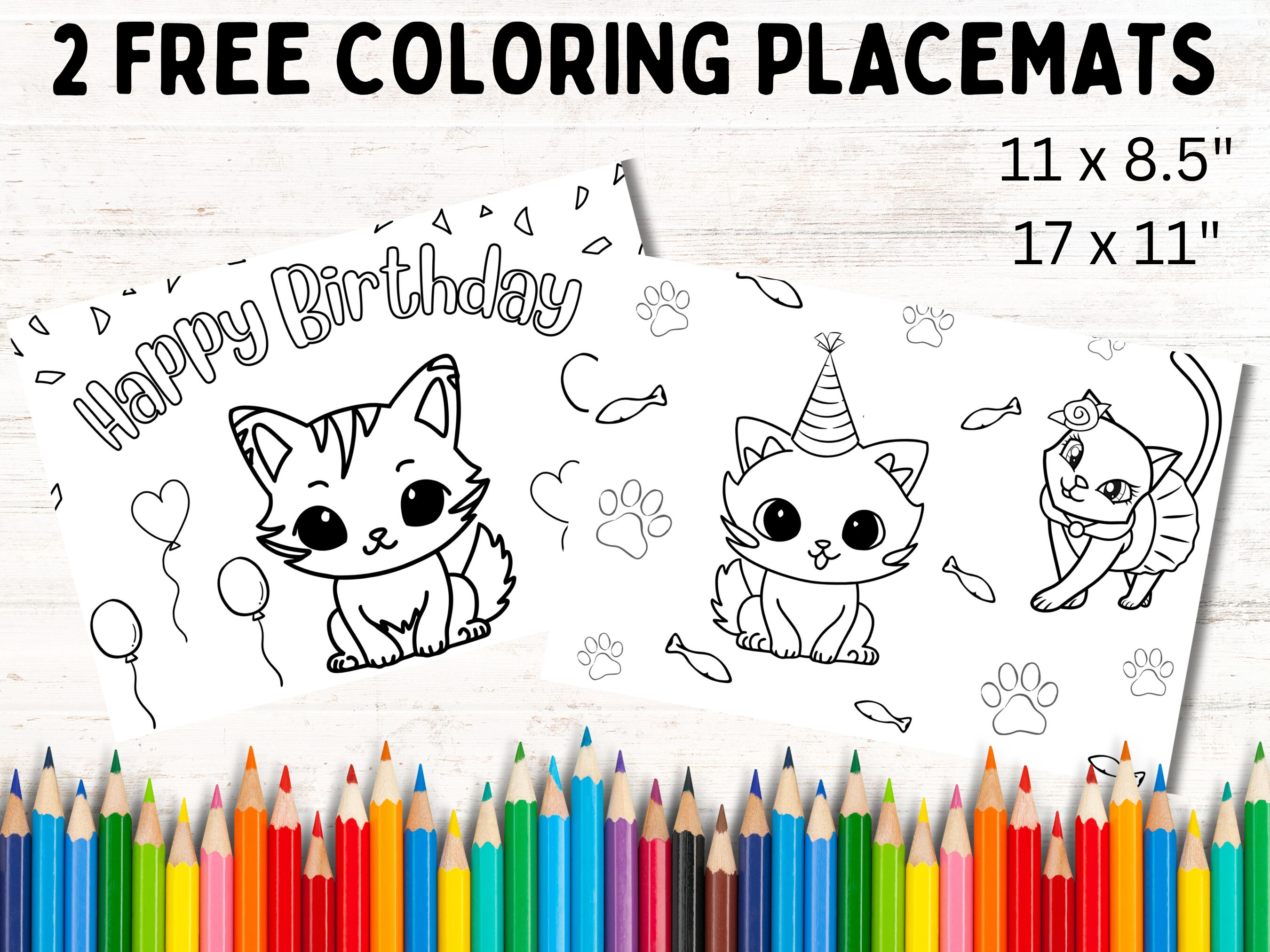 EDITABLE Cat Party Bundle, Printable Kitty Party Games, Adopt a Cat ...