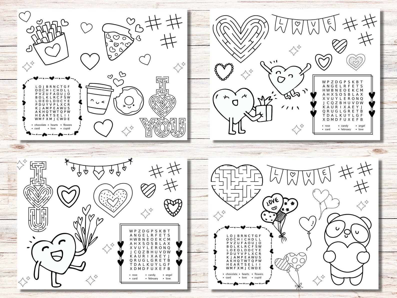 Printable Activity Pages, Valentines Crafts, Classroom Printables, Kids ...