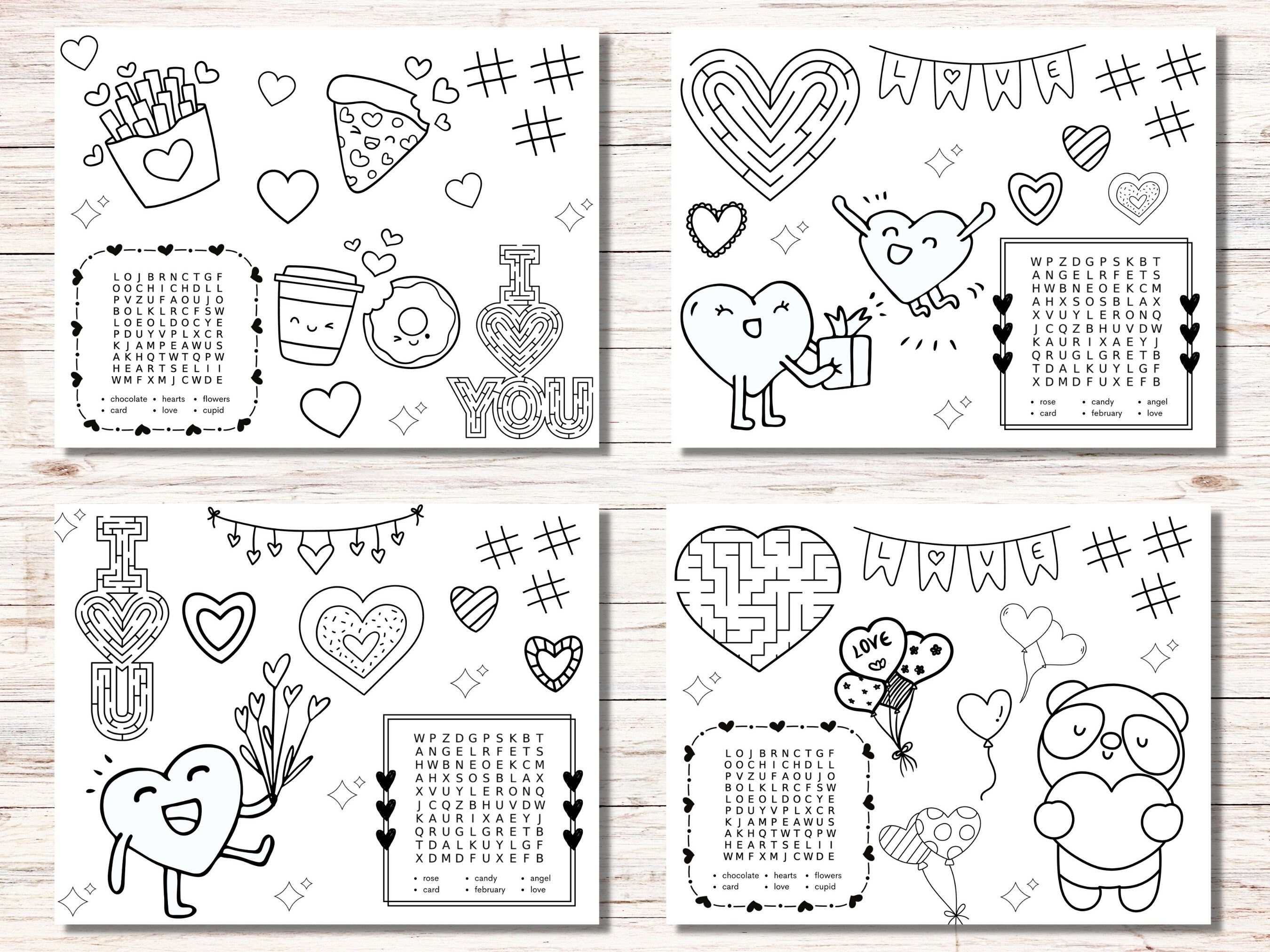 Printable Activity Pages, Valentines Crafts, Classroom Printables, Kids ...