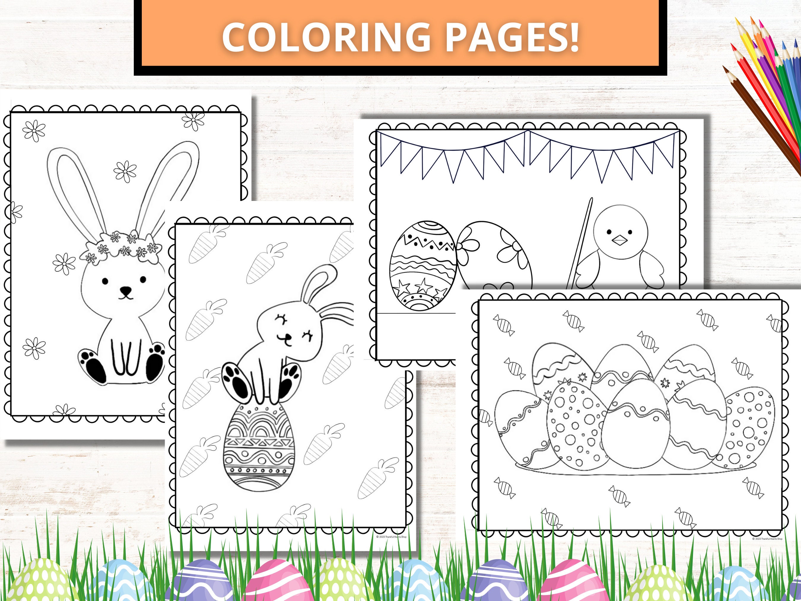 Easter Printable Party Games, Party Placemats and Coloring Pages ...
