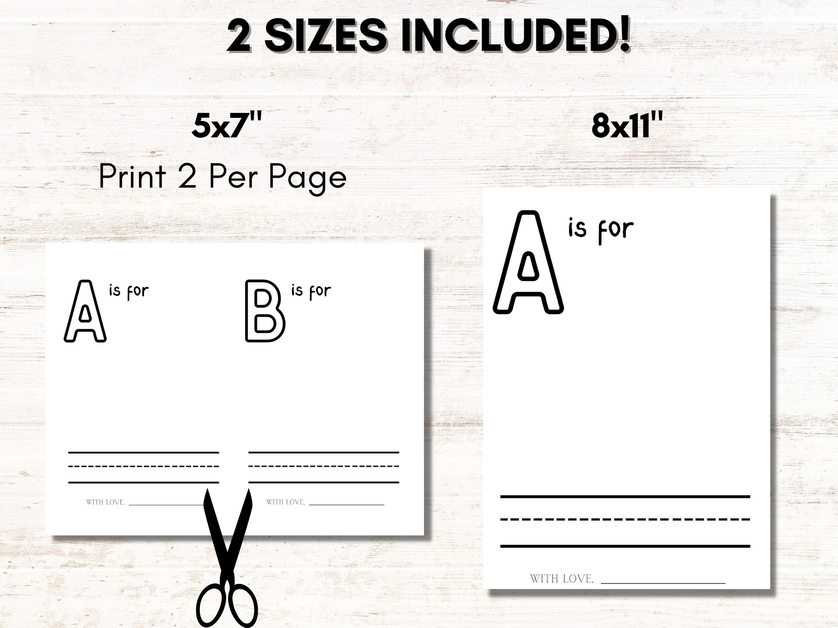 PRINTABLE Baby Shower Coloring Pages ABC Book Baby Shower Etsy