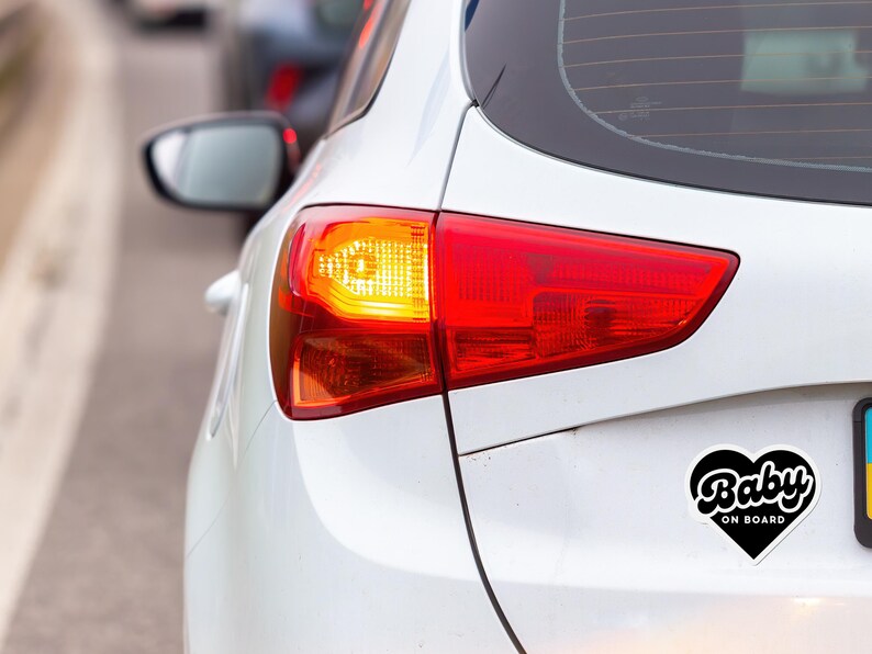 Baby on Board Bumper Magnet, Baby Shower Gift, Cute Car Accessories ...