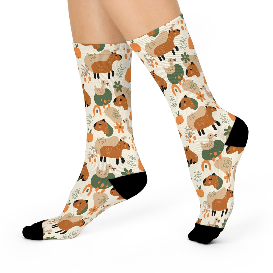 Capybara Socks Quirky Gift for Capybara Lovers - Etsy