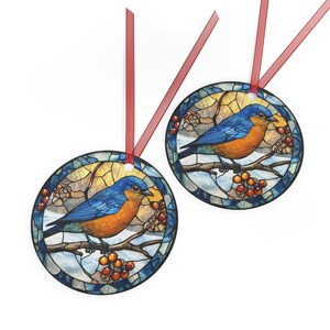 Bluebird Ornament Mountain Bluebird Christmas Bluebird Art Bluebird ...