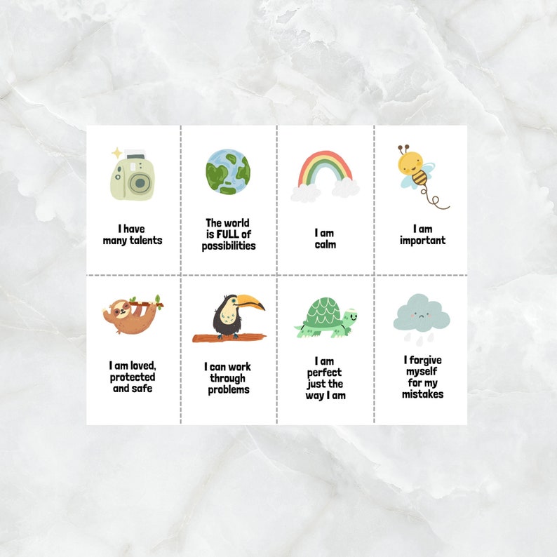 Affirmation Cards | Mindfulness | Affirmations | for Kids | Daily ...