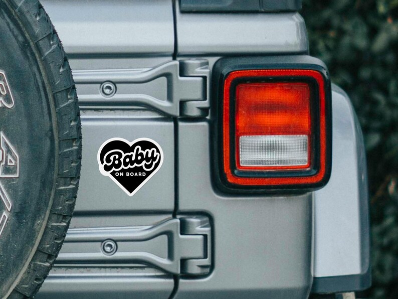 Baby on Board Bumper Magnet, Baby Shower Gift, Cute Car Accessories ...