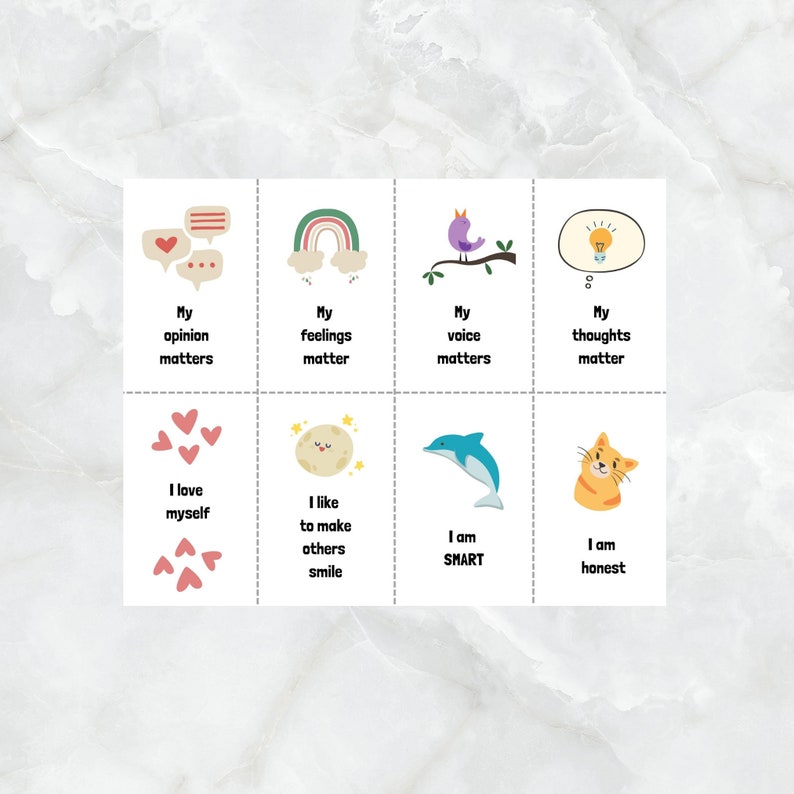 Affirmation Cards | Mindfulness | Affirmations | for Kids | Daily ...