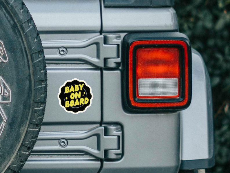 Baby on Board Magnet, Safety Sign, Cute Baby on Board Bumper Magnet ...