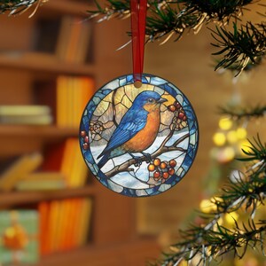 Bluebird Ornament Mountain Bluebird Christmas Bluebird Art Bluebird ...