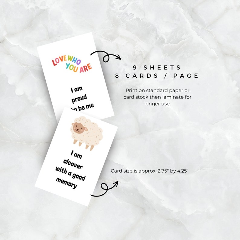 Affirmation Cards | Mindfulness | Affirmations | for Kids | Daily ...