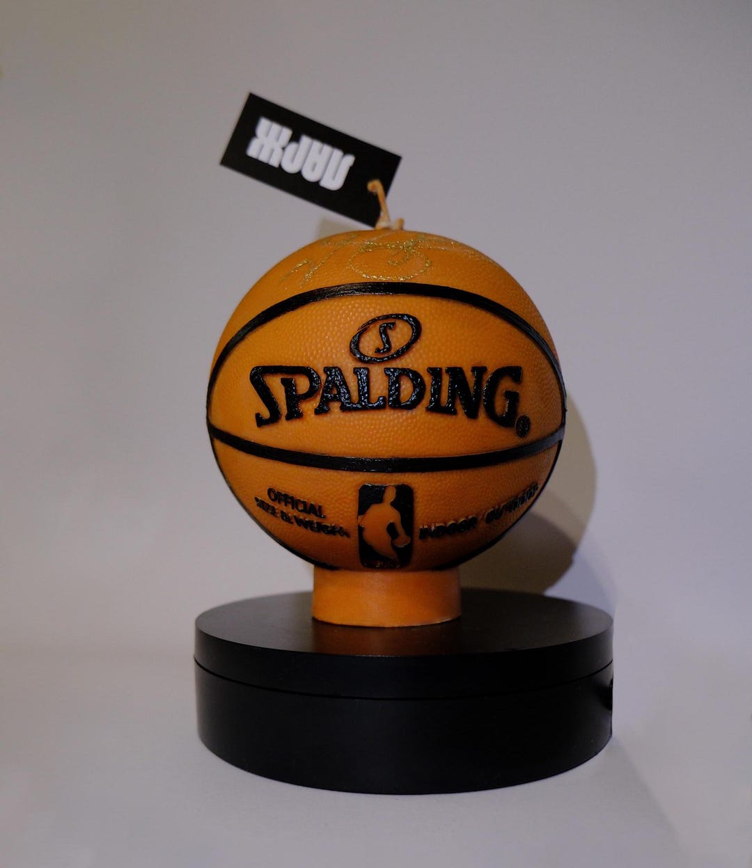 Large NBA Basketball Candle | Custom Signature NBA Ball Candle | Candle ...