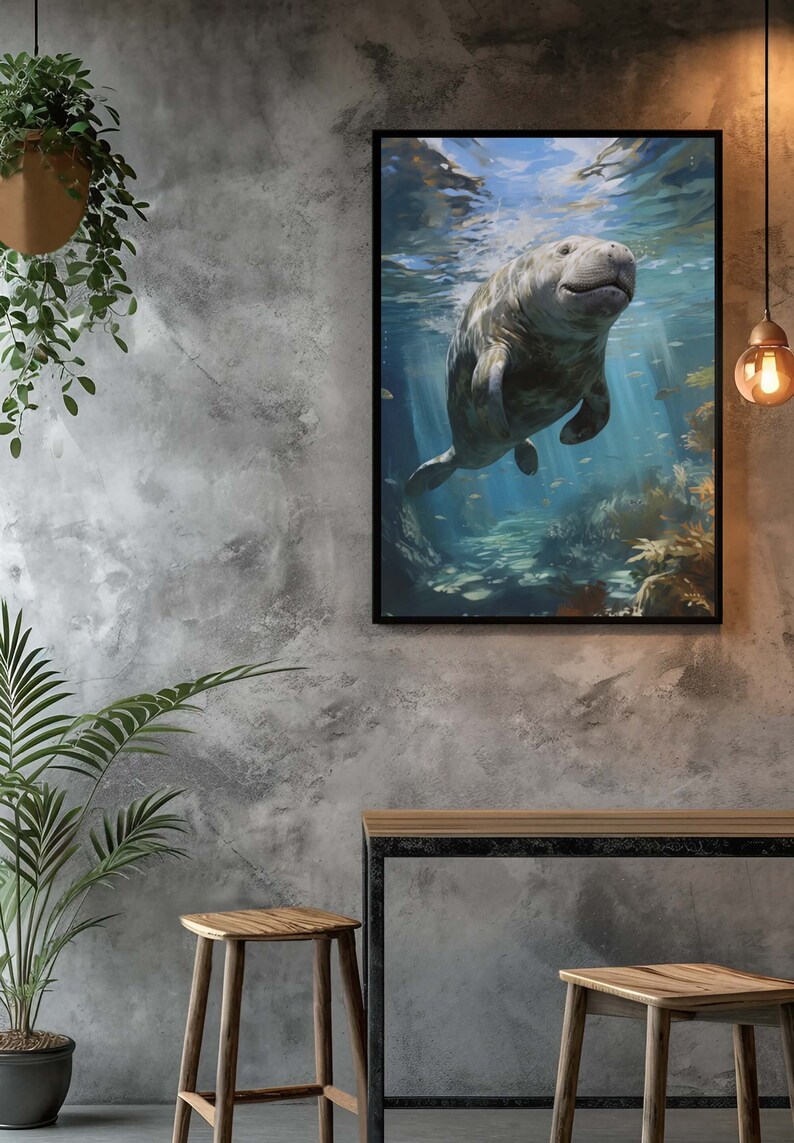 Aquatic Animal Art Print Instant Download Bundle: A Set of 10 ...