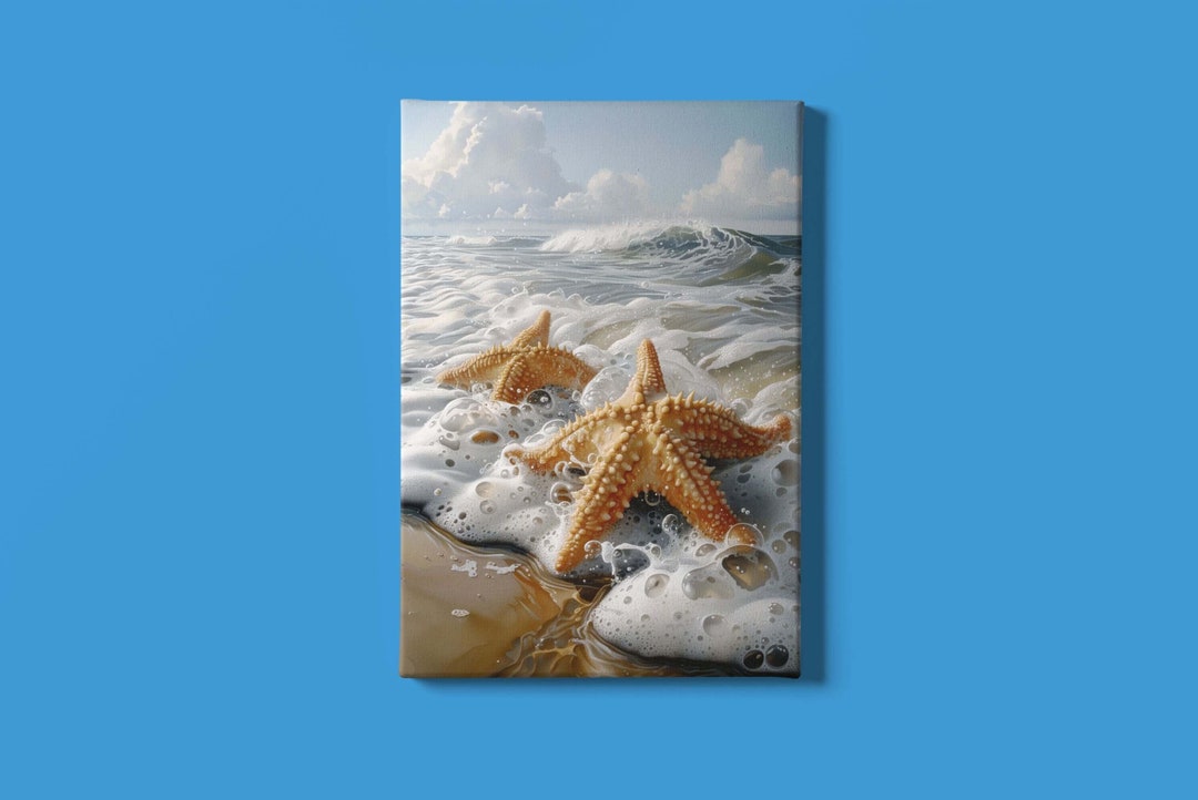 Starfish Wall Art Starfish Art Invertebrate Art Print Watercolor ...