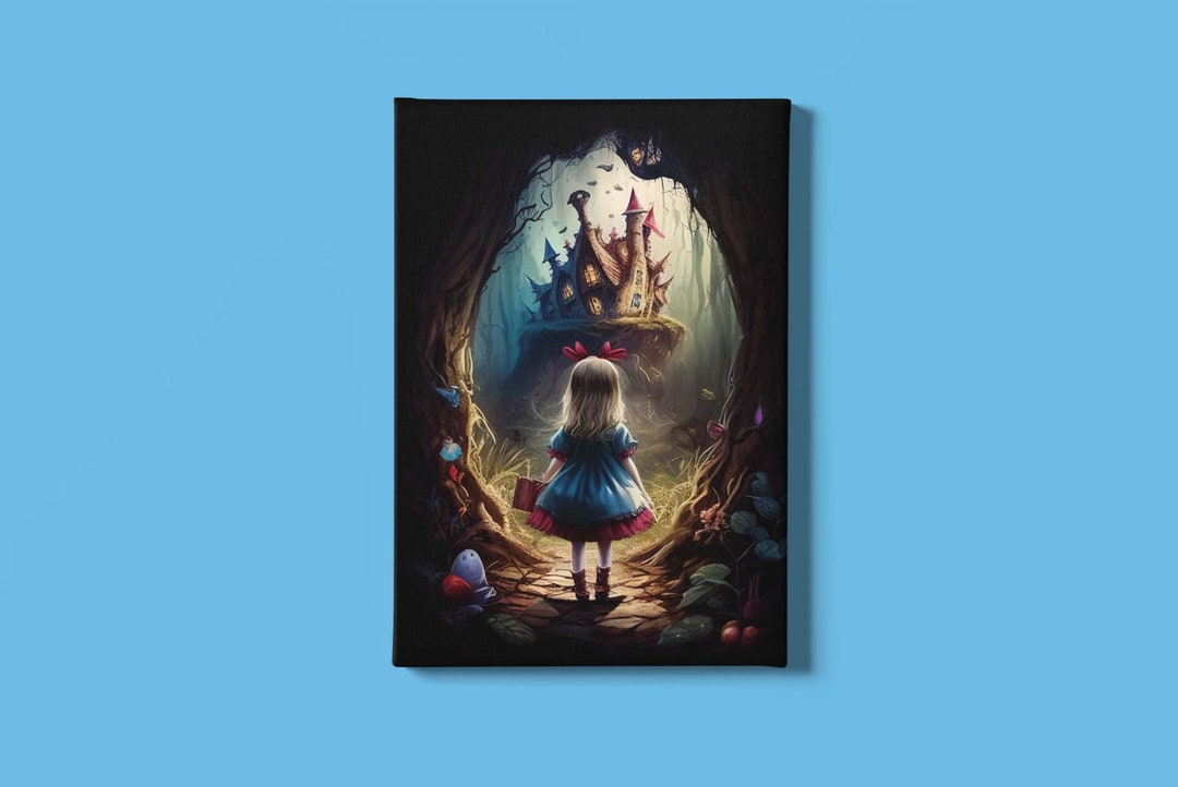 Alice in Wonderland Art Instant Download: Watercolor Painting of the ...