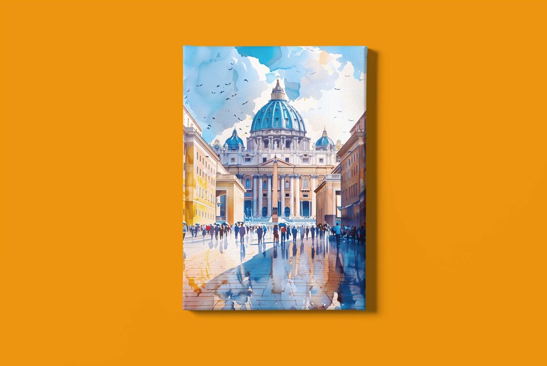 St. Peter's Basilica Art Print | Vatican City Wall Art | the Papal ...