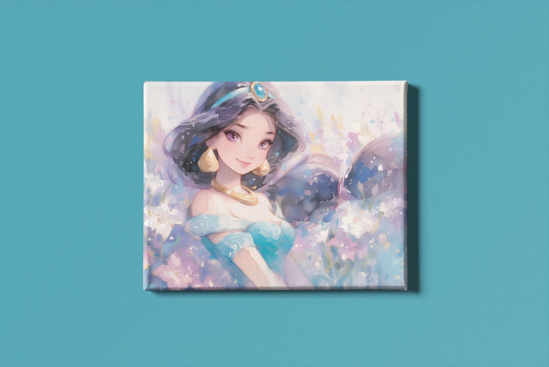 Jasmine Art Print Instant Download: A Printable Artwork of Princess ...