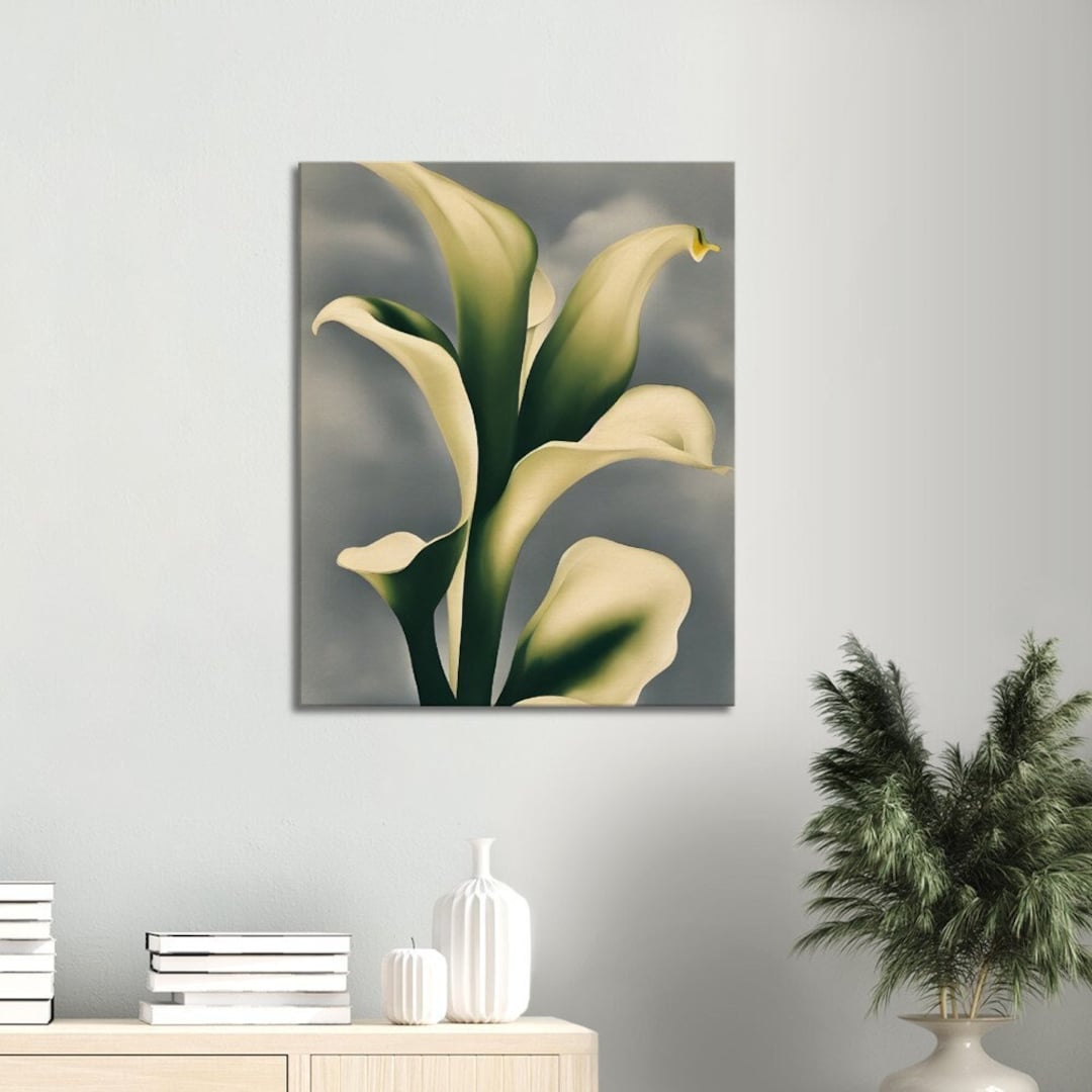 Cream Calla Lily | Flower Wall Art | Flower Print | Calla Lily Print - Etsy