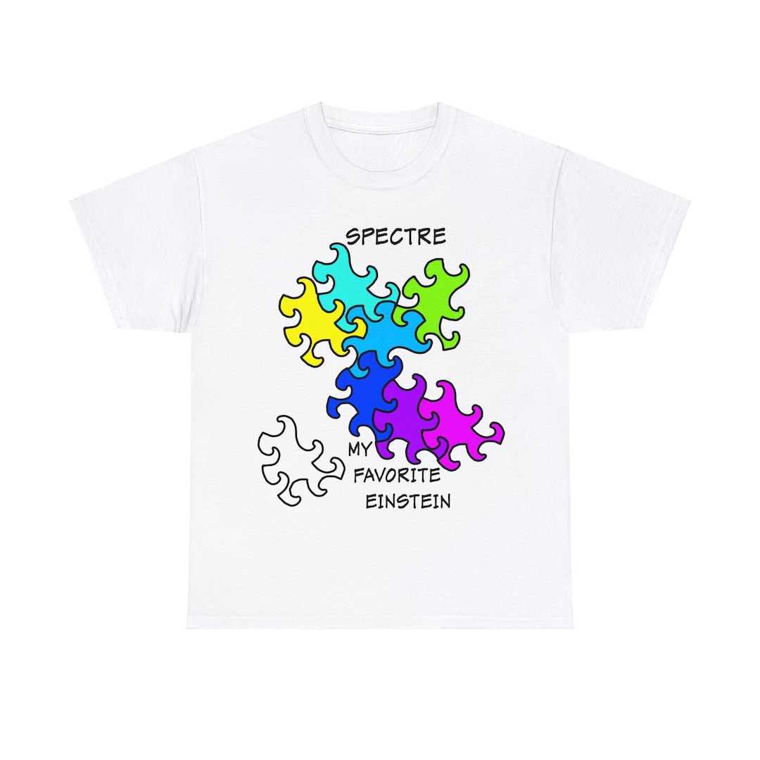 Favorite Einstein Spectre Math Monotile T-shirt on White, Sand, Ice ...
