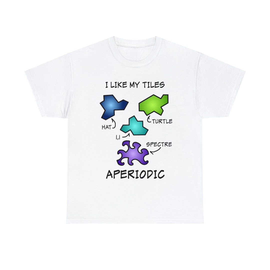 Aperiodic Monotiles T-shirt Einstein Holy Grail Math Tiles Shirt White ...