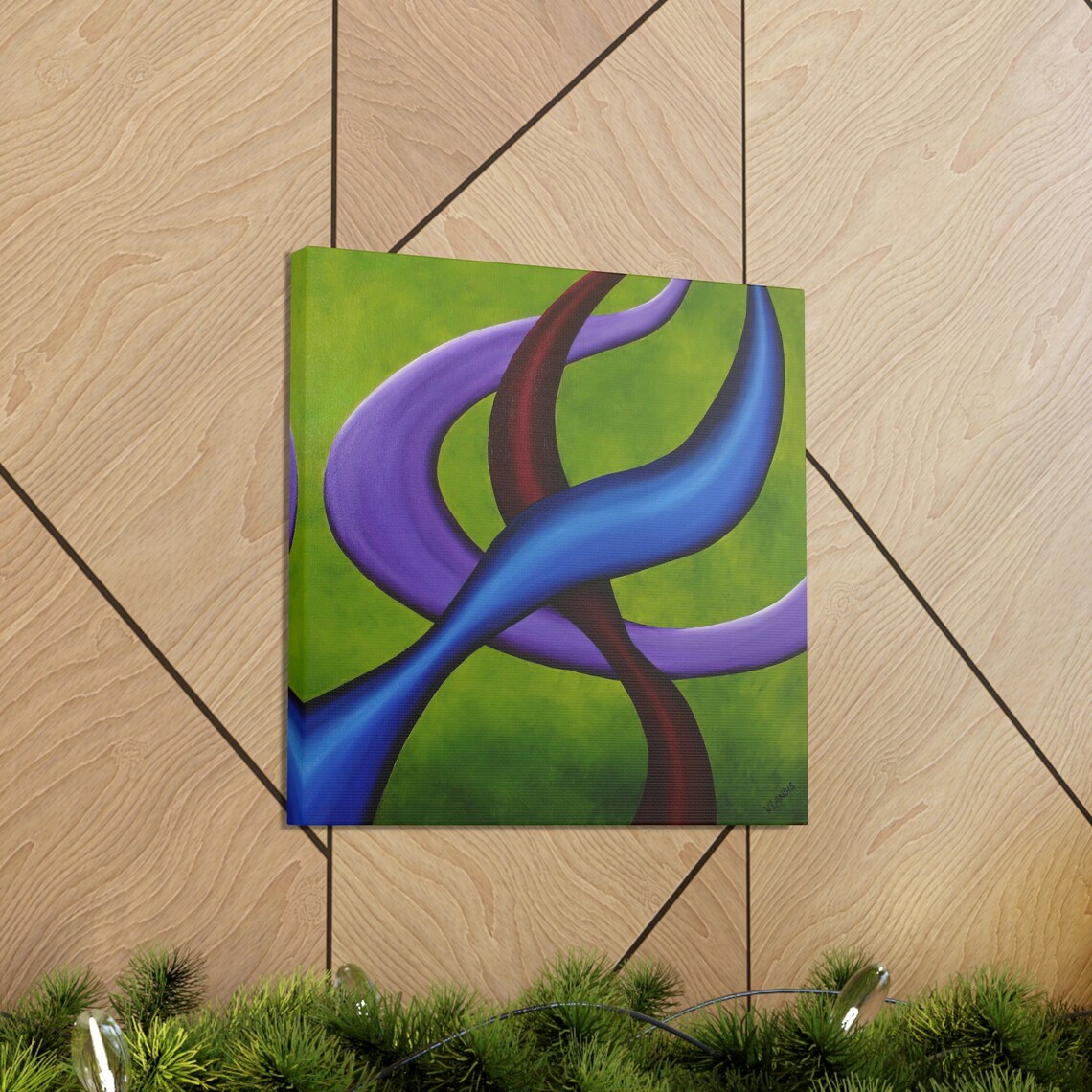 Manifold Wall Art - Contemporary Shapes Art - Gift Art Print - Bright ...