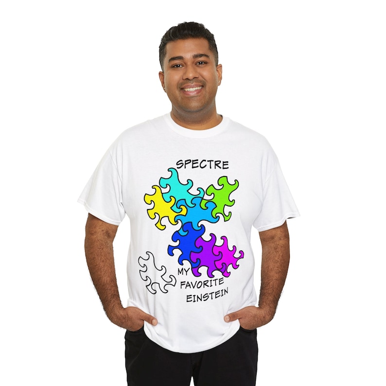 Favorite Einstein Spectre Math Monotile T-shirt on White, Sand, Ice ...