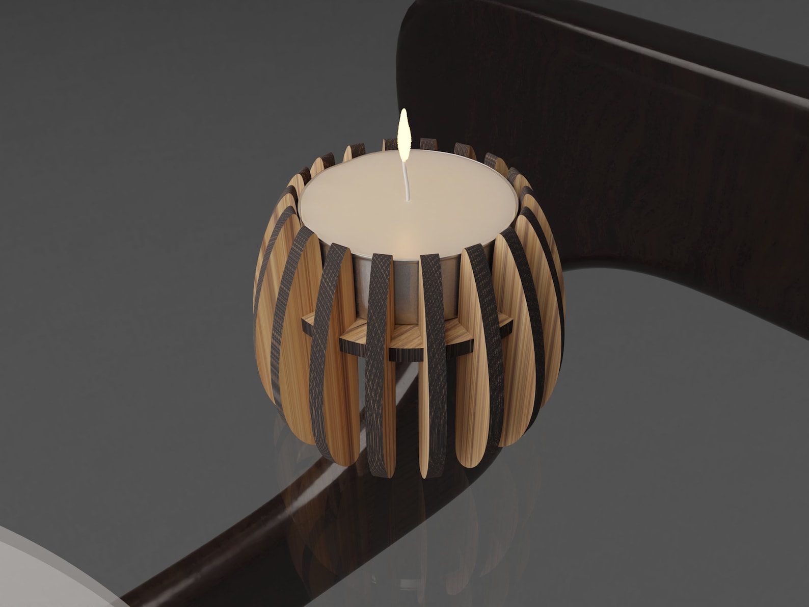 SVG Laser Cut Tea Light Holder, 40mm Tea Candle, 3mm, 1/8", 4mm Files ...