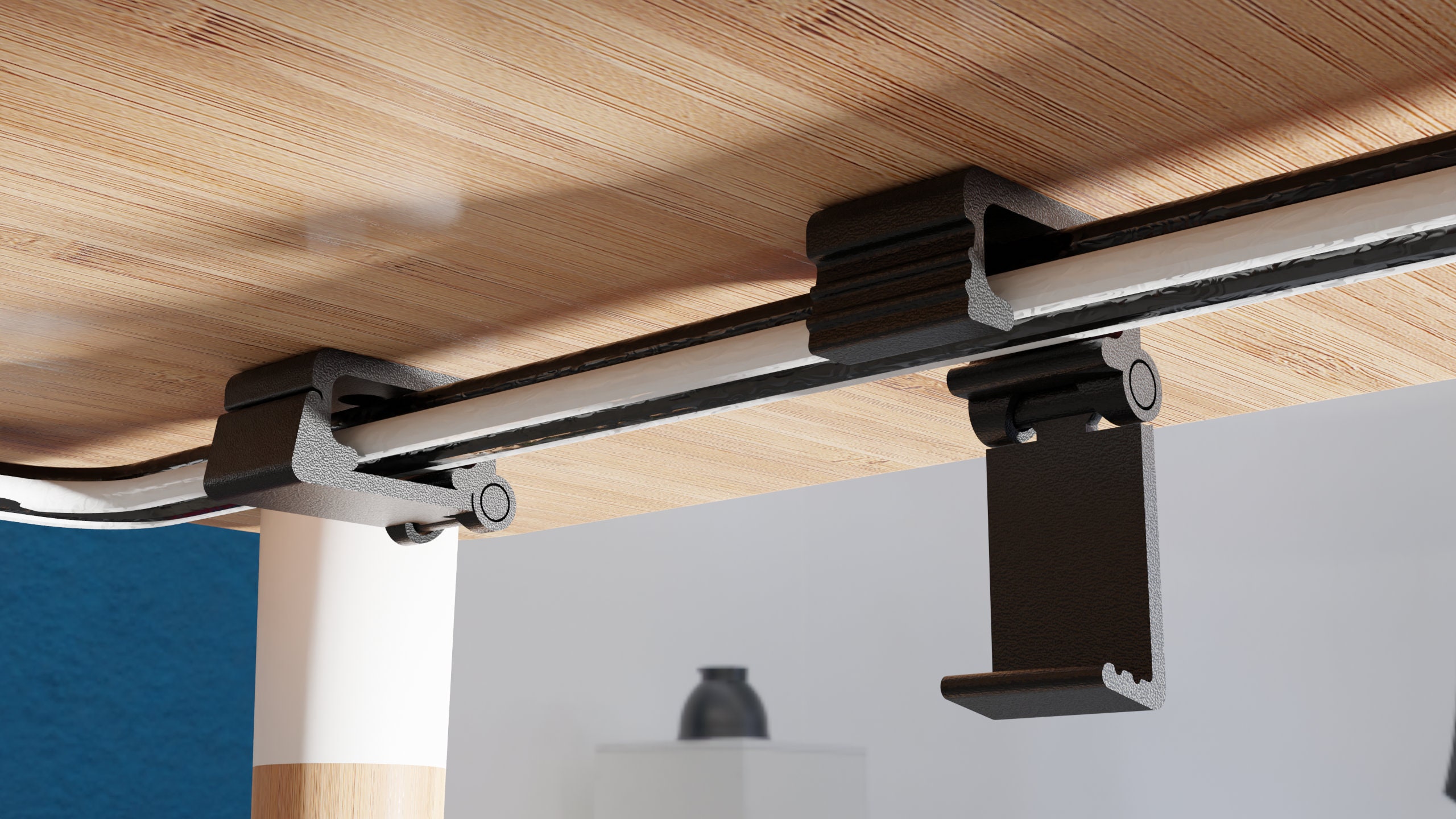 3D STL Cable Clips Pack, Cable Organizer Clips, Desk Cable Clamp, 40mm ...