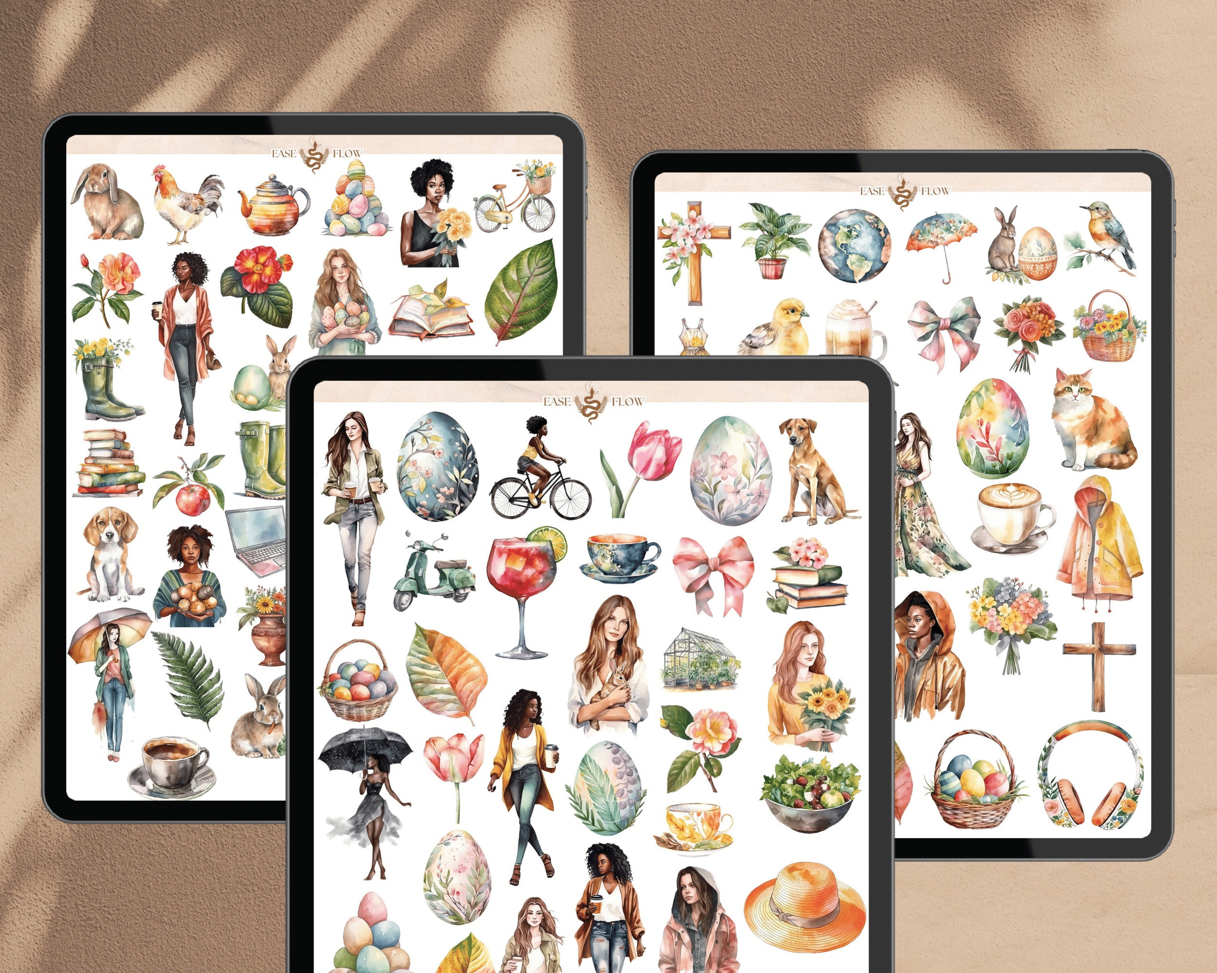 APRIL Stickers for GOODNOTES STICKERS | 103 Digital Stickers for ...