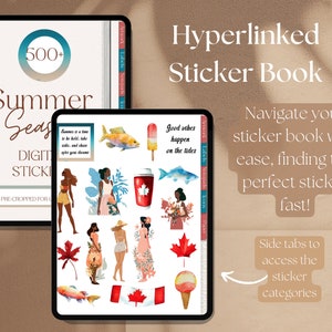 Summer Digital Stickers | Goodnotes File | Pngs Digital Stickers ...