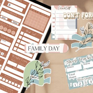 Ultimate Boho Digital Sticker Bundle for Goodnotes | 2210+ Neutral ...