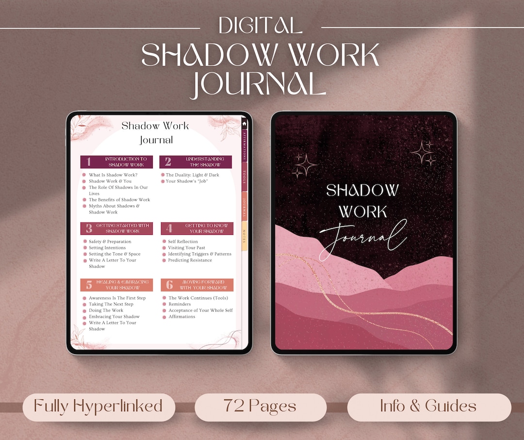 Shadow Work Journal | 70+ Page Digital Witchy Planner for Shadow Work ...