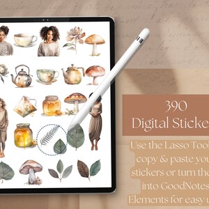 Cottagecore Digital Stickers | GOODNOTES STICKERS, 503 Cottagecore ...