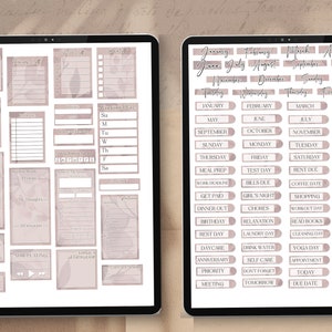 Aesthetic Stickers for Goodnotes 470 Goodnotes Planner Stickers ...