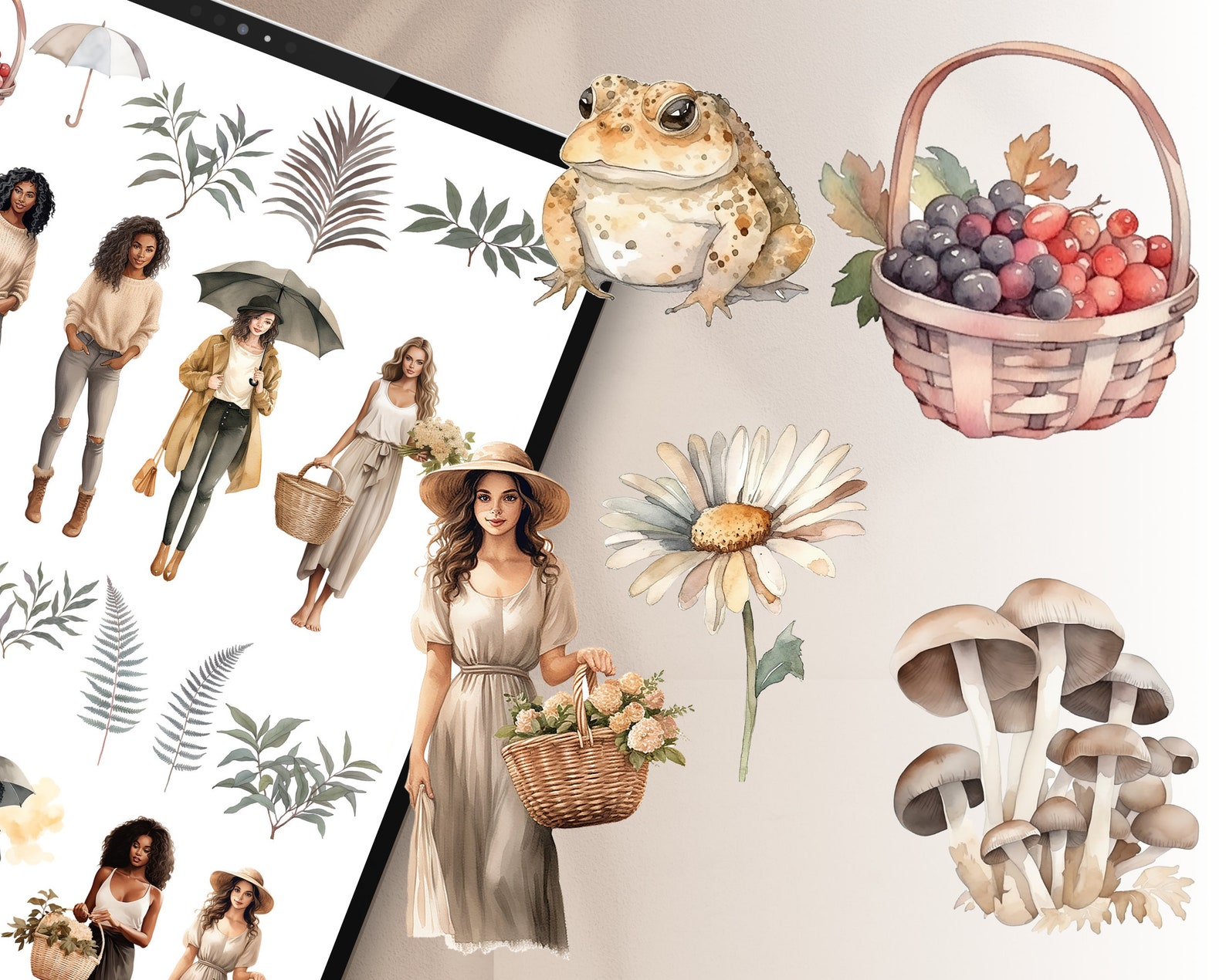 Cottagecore Digital Stickers | GOODNOTES STICKERS, 503 Cottagecore ...