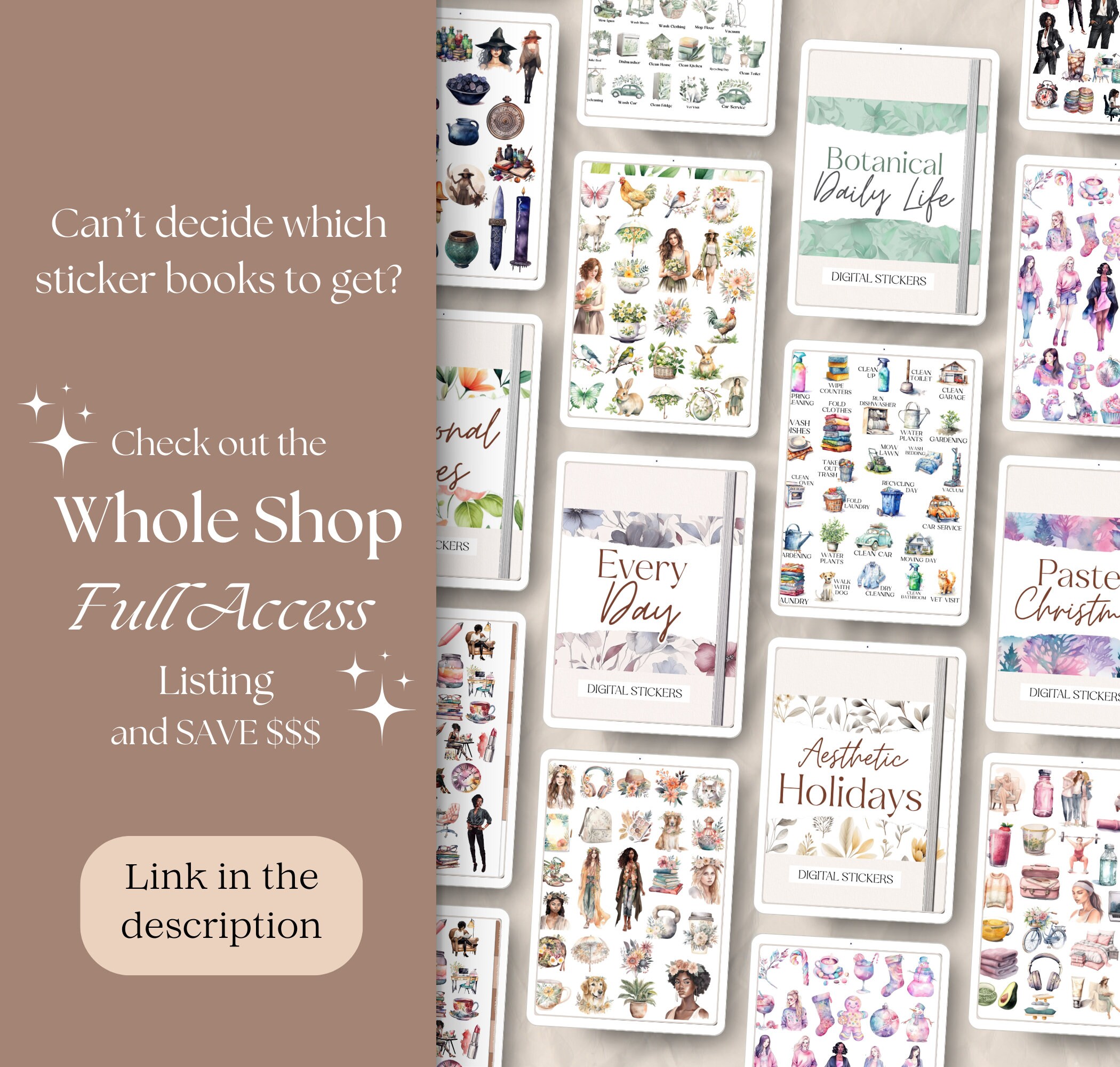 APRIL Stickers for GOODNOTES STICKERS | 103 Digital Stickers for ...