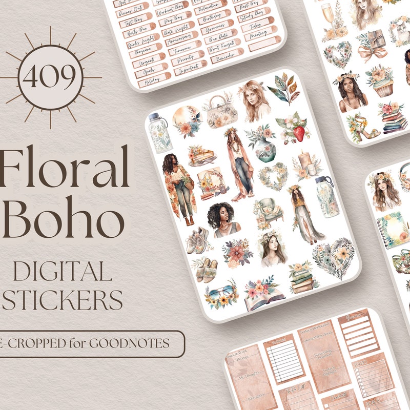 Boho Sticker - Etsy