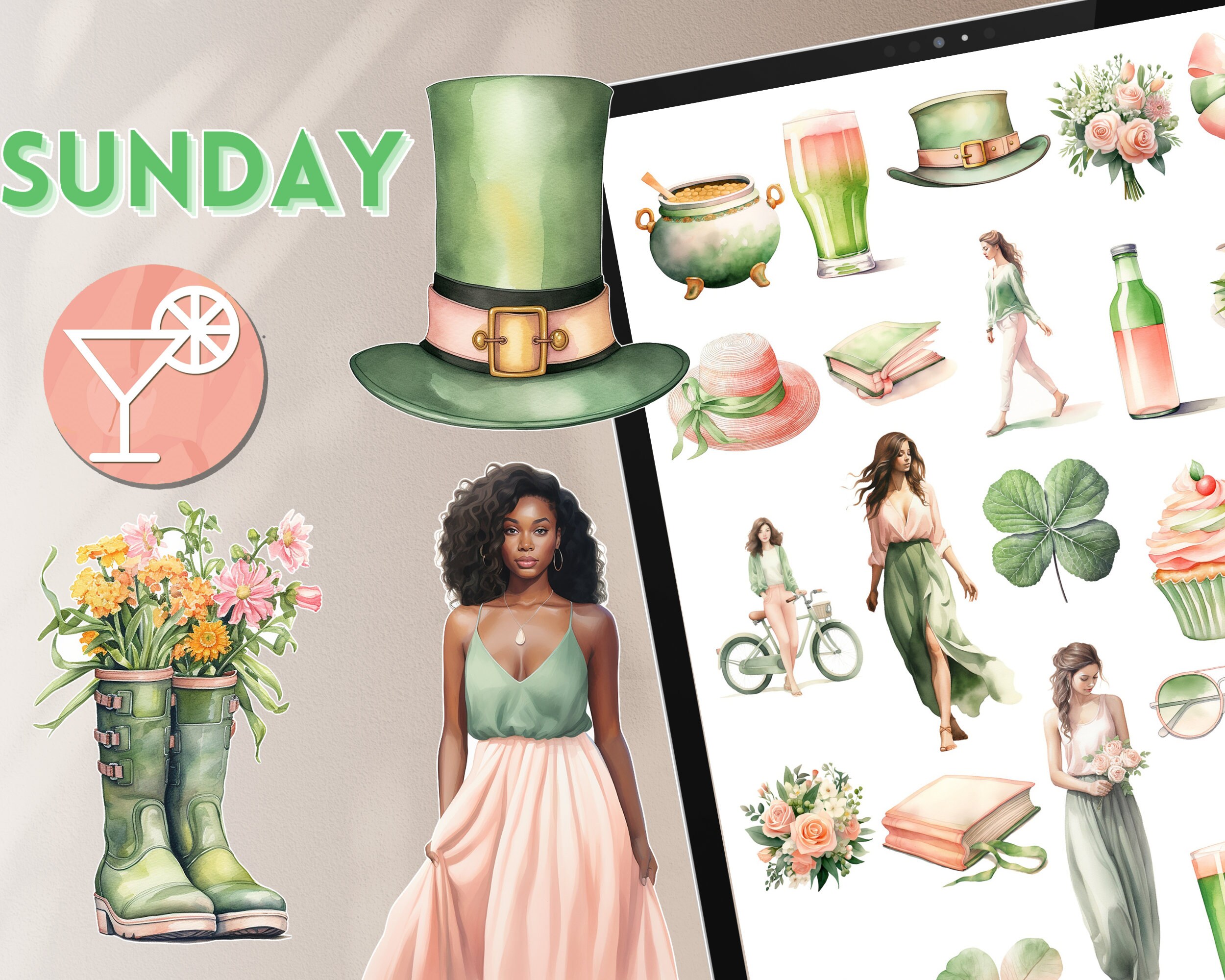 MARCH Digital Stickers 2023 GOODNOTES STICKERS 420 Month of - Etsy