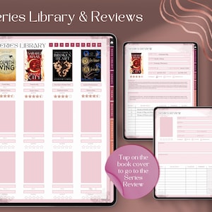 Digital Reading Journal | 600+ Page Digital Book Tracker Reading Log ...