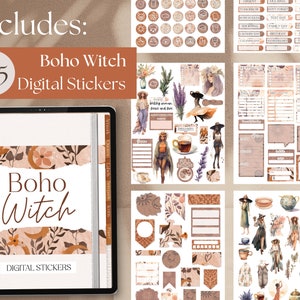 Ultimate Boho Digital Sticker Bundle for Goodnotes | 2210+ Neutral ...