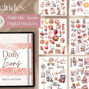 Ultimate DAILY LIFE Digital Sticker Bundle for Goodnotes | 1700 ...