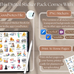 Digital Stickers EVERYDAY Goodnotes Stickers | 470+ Digital Planner ...