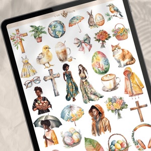 APRIL Stickers for GOODNOTES STICKERS | 103 Digital Stickers for ...