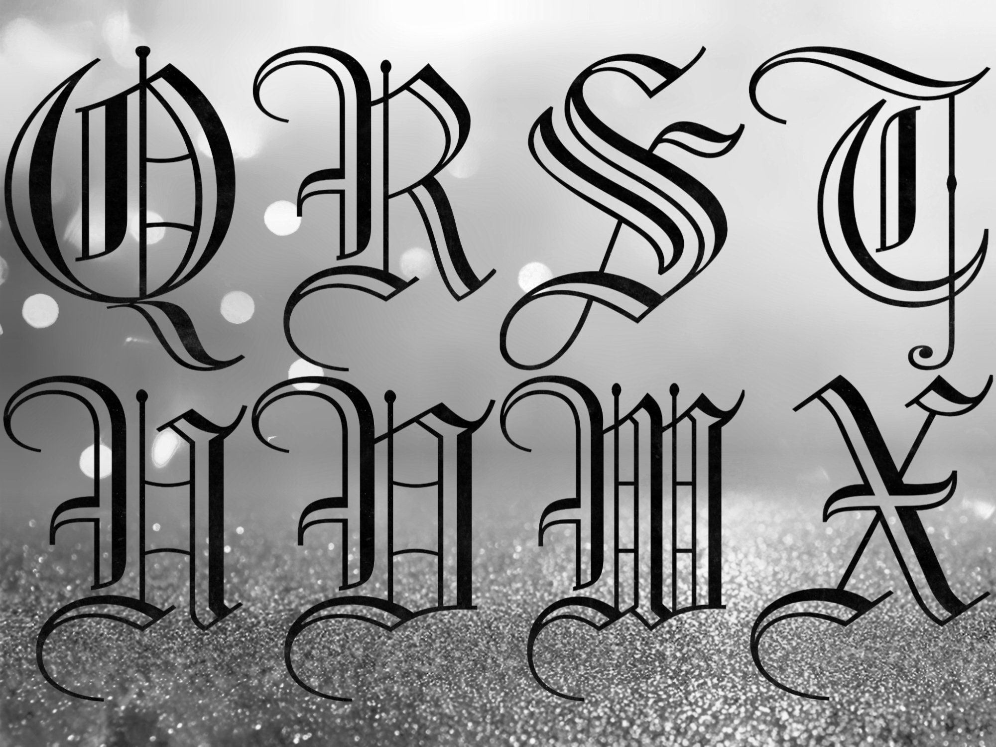 Gothic Letter Alphabet